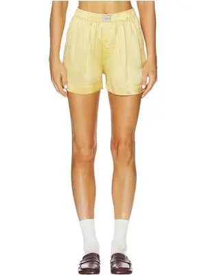 Comme Si La Boxer Silk Classica Short - Butter