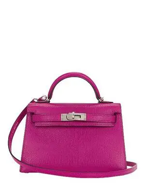FWRD RENEW Hermes Chevre Kelly 20 Handbag - Rose Purple