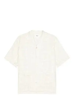 Nn07 Ben Short Sleeve Shirt 5026 In White - Ivory