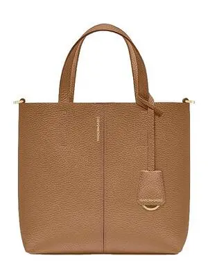 MAISON DE SABRÃ Soft Small Tote - Sandstone Brown & Manhattan Orange