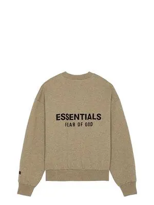 Fear Of God Classic Fit Fleece Crew Neck Sweatshirt - Homestead Heather