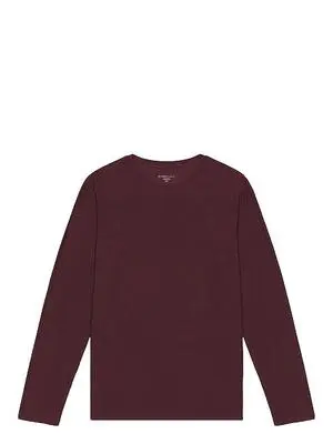 Beyond Yoga Always Beyond Long Sleeve Crew 2.0 - Midnight Burgundy Heather