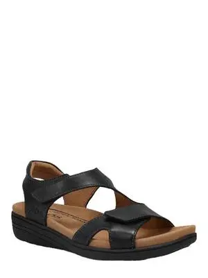 TAOS Serene Ankle Strap Sandal - Black