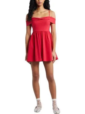 Bp. Fit-and-flare Mini Dress - Red Crimson