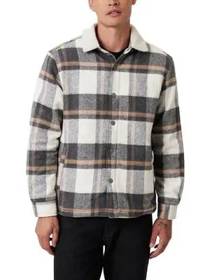 MAVI Insulated Shirt Jacket - Gray Check