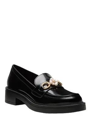 STUART WEITZMAN Socharming Loafer - Black