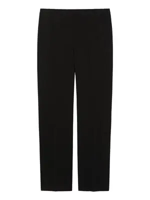 Marina Rinaldi Cady Straight Leg Trousers - Black