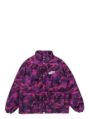 A BATHING APE Puffer Jacket - Purple