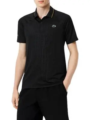Lacoste Tennis Performance Slim Fit Polo - Black