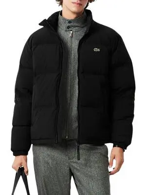 Lacoste Water Repellent Down Puffer Jacket - 031 Black