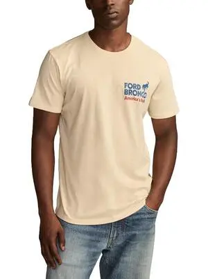 Lucky Brand Ford Bronco Cotton Graphic T-shirt - Bone White