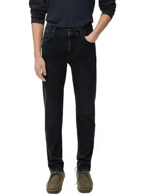 Mango Patrick Slim-fit Jeans - Black Denim