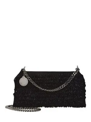 Stella McCartney Mini Falabella Beaded Evening Bag - Black