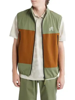MALBON Albatross Foraging Vest - Olivine/pecan