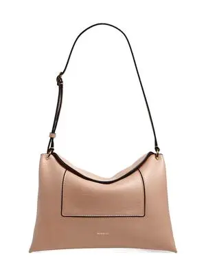 WANDLER Penelope Slouch Leather Shoulder Bag - Apricot Crust 1896