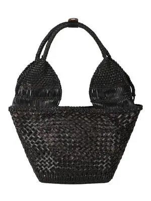 Rafe New York Woven Leather Tote - Black