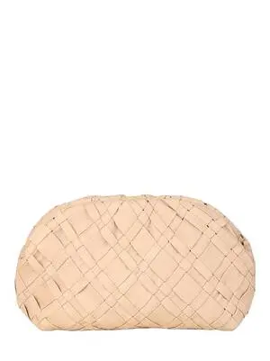 RAFE NEW YORK Aya Raffia Crochet Frame Clutch