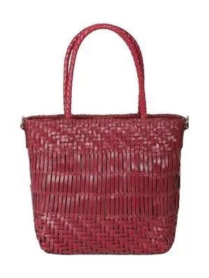 Rafe New York Kaya Woven Tote Crossbody - Wine