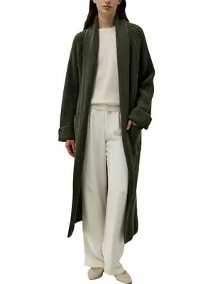 Lilysilk Cashmere-wool Blend Cardigan - Avocado Green