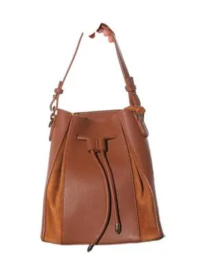 FOREVER & ALWAYS SHOES Maralis Leather Shoulder Bag Cognac