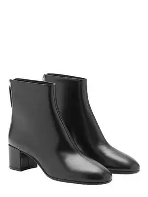 Mango Claro Ankle Boot - Black