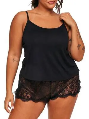 ADORE ME Cami And Shorts Lingerie Set - Black