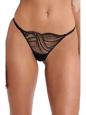 ETAM Whisper Of Desire G-string - Black