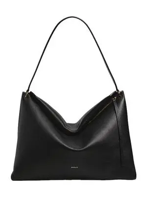 WANDLER Leather Tote - Black Crust 3283