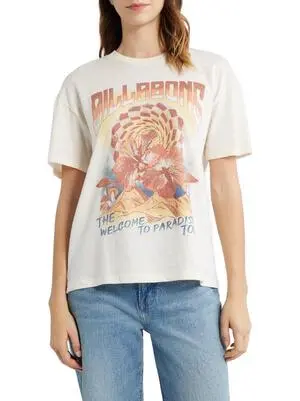 BILLABONG Paradise Tour Graphic T-shirt - White Cap