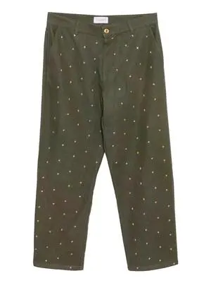 THAMES MMXX Star Studded Jeans - Green