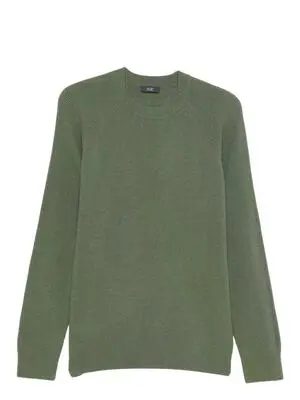 HOSIO Crew-neck Sweater - Green