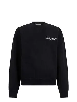 Dsquared2 Logo Crew-neck Sweatshirt - Black
