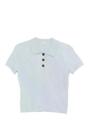 THE GARMENT Como Cable Buttoned Polo Shirt