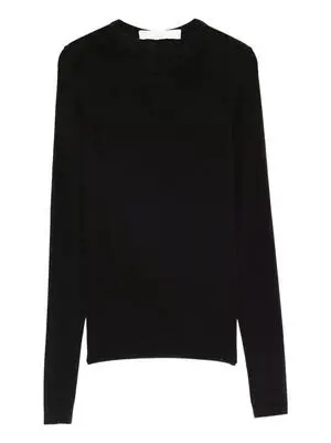 TELA Long-sleeve Top - Black