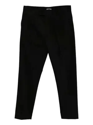 TOM FORD Brushed Cotton Chinos - Black