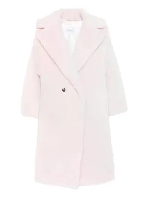 Max Mara Double-breasted Coat - Pink