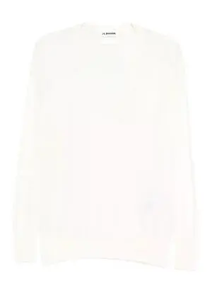 JIL SANDER V-neck T-shirt - Neutrals