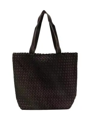 NAGHEDI Como Large Woven Tote Bag - Brown