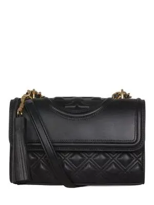 Tory Burch Quilted Tassel-detail Shoulder Bag - Black