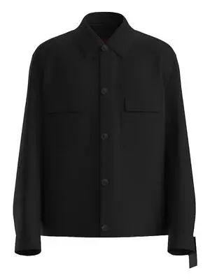 Hugo Juliano Slim Fit Shirt Jacket - Black