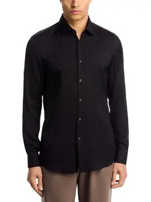 Hugo Kenno Slim Fit Button Down Shirt - Black