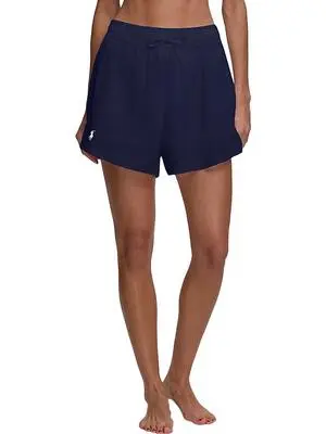 Polo Ralph Lauren Boyfriend Shorts Cover Up - Navy Blue