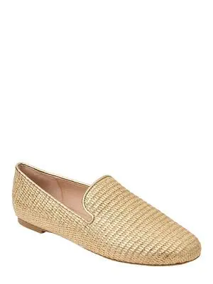 Jack Rogers Bradley Raffia Loafers - Gold