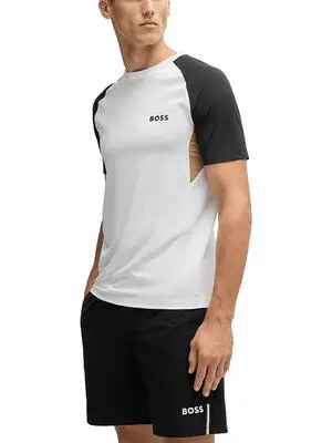 BOSS Tee Toc Pique Tee - White