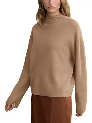 Jenni Kayne Chalet Wool Blend Sweater - Desert Taupe