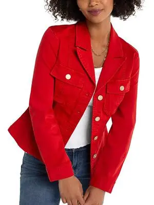LIVERPOOL Peplum Jacket - Red