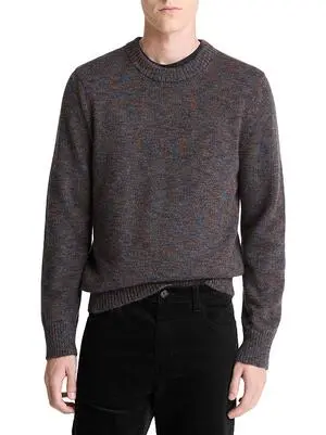 Vince Crewneck Wool Blend Sweater - Coastal Combo