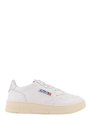 AUTRY Medalist Leather Sneakers - White