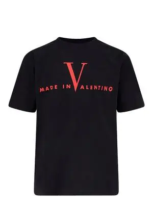 Valentino Garavani Cotton Tshirt - Black