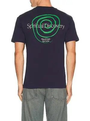 MUSEUM OF PEACE & QUIET Spiritual Discovery T-shirt - Navy